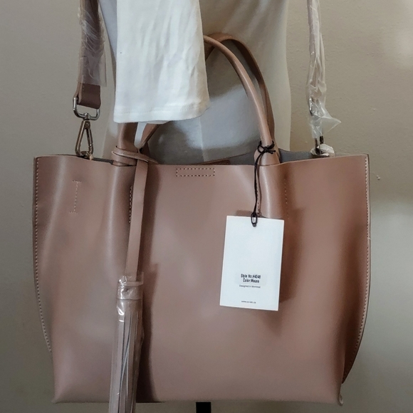 Co-Lab | Bags | Colab Montreal Vegan Leather Handbag Nwt | Poshmark